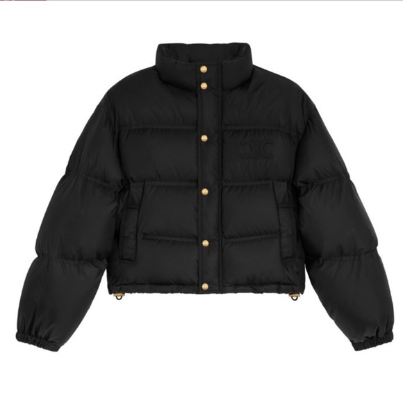 Celine | Jackets & Coats | Celine Triomphe Jacket Black 38 | Poshmark